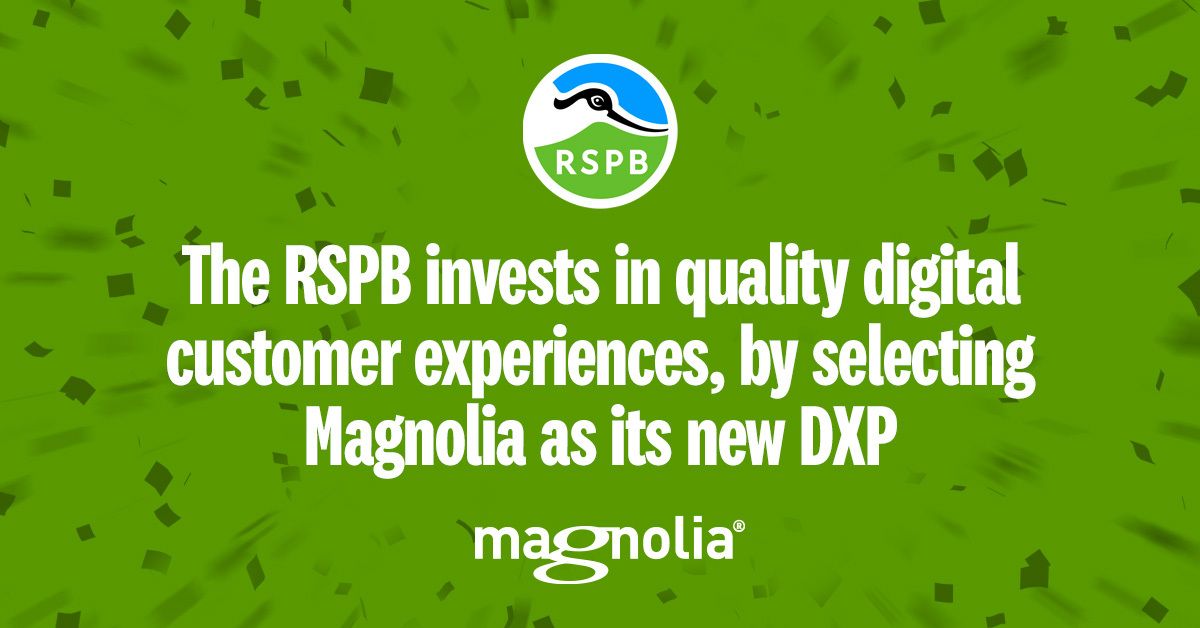 The RSPB invests in quality digital customer experiences, by selecting ...