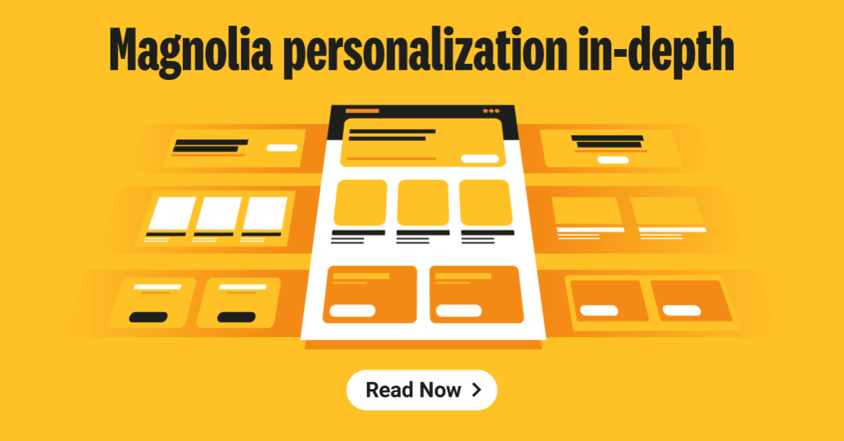 Magnolia personalization in-depth | Magnolia Headless CMS