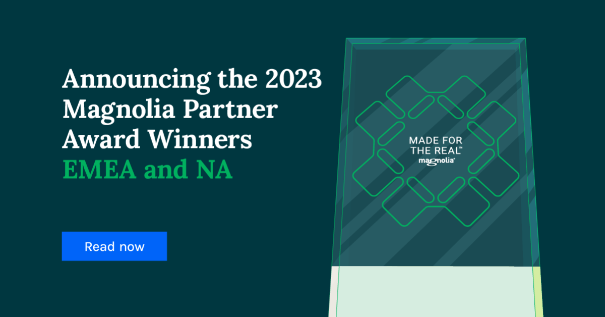 Announcing the 2023 Magnolia Partner Award Winners - EMEA and NA ...