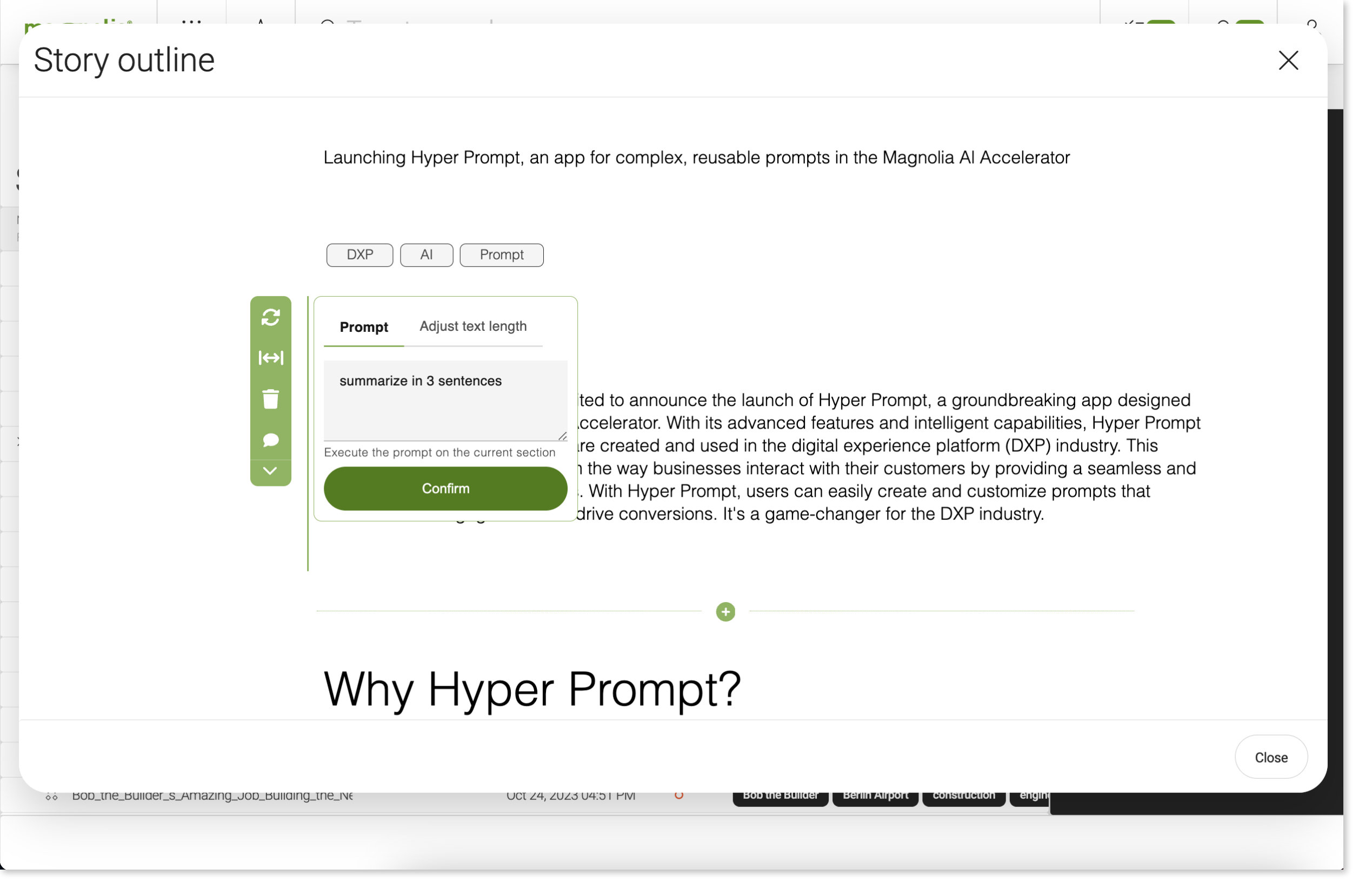 New Magnolia app makes AI prompting easier (and better) than ever | Magnolia Headless CMS